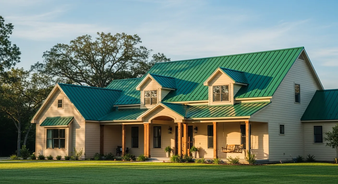Top 15 Green Metal Roof House Exterior Color Ideas for Stunning Curb Appeal